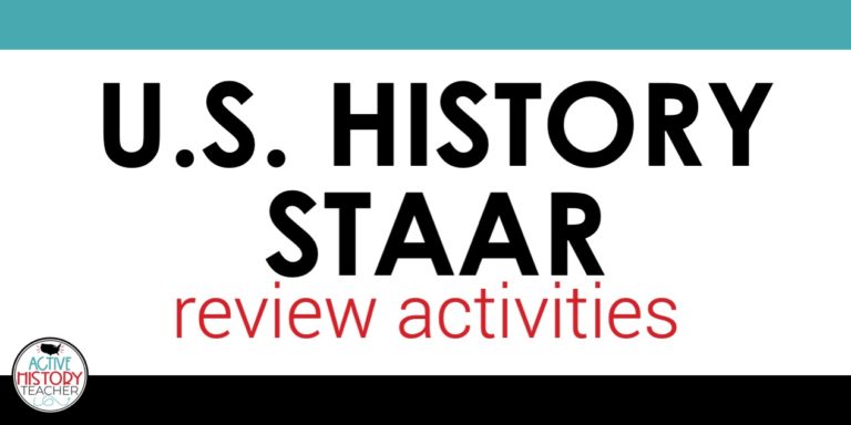 U.S. History STAAR Review - Active History Teacher